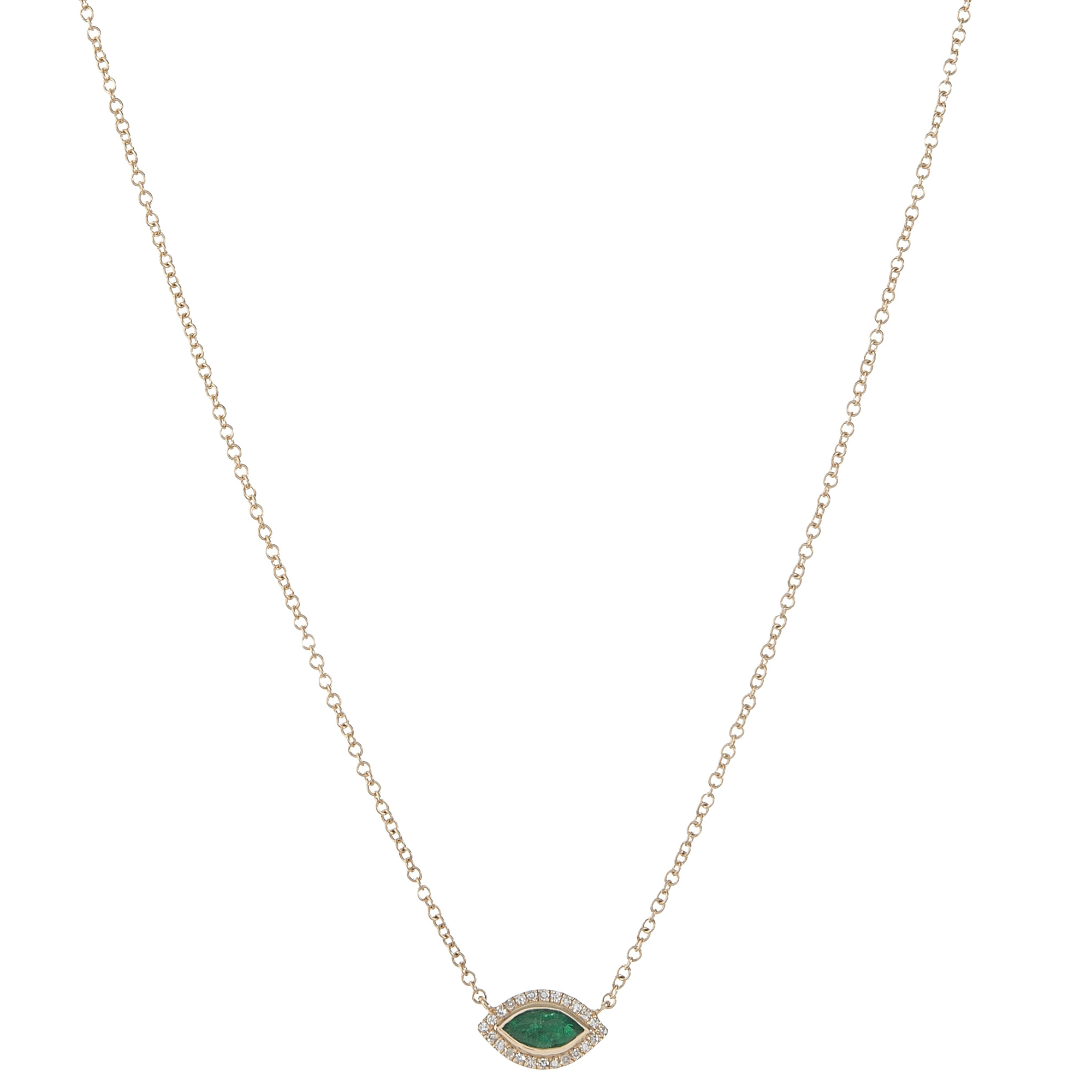 Emerald Eye Necklace
