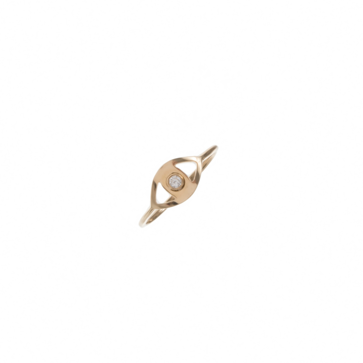 Diamond Evil Eye Ring