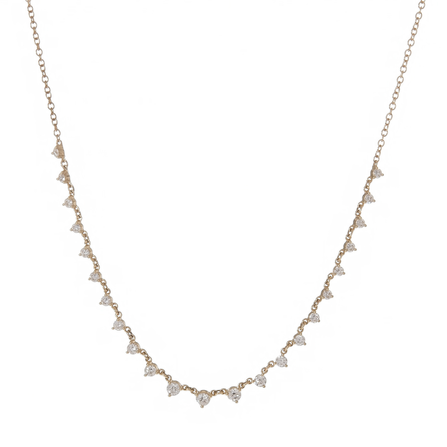 Graduated Diamonds Necklace