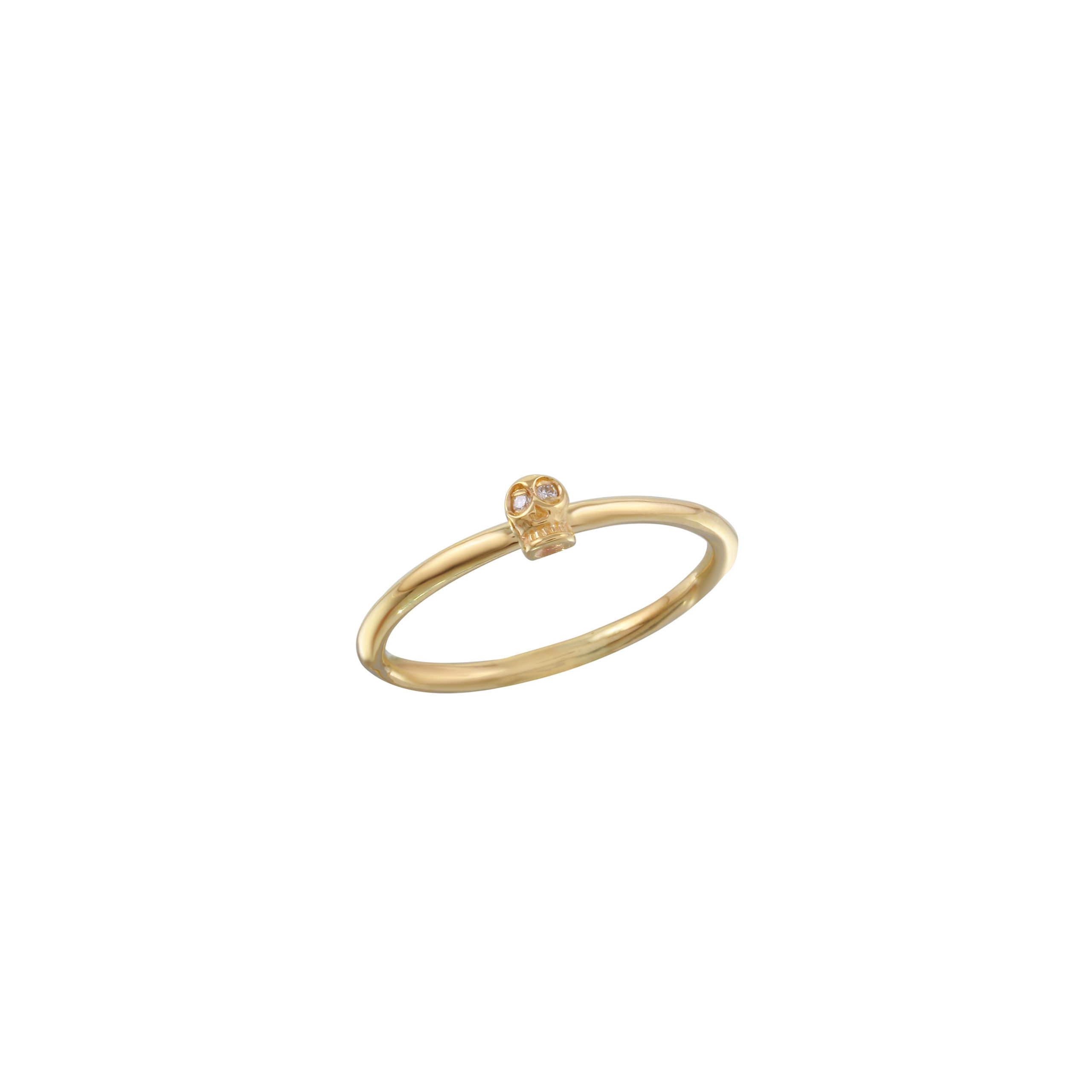 Dainty Skull Ring